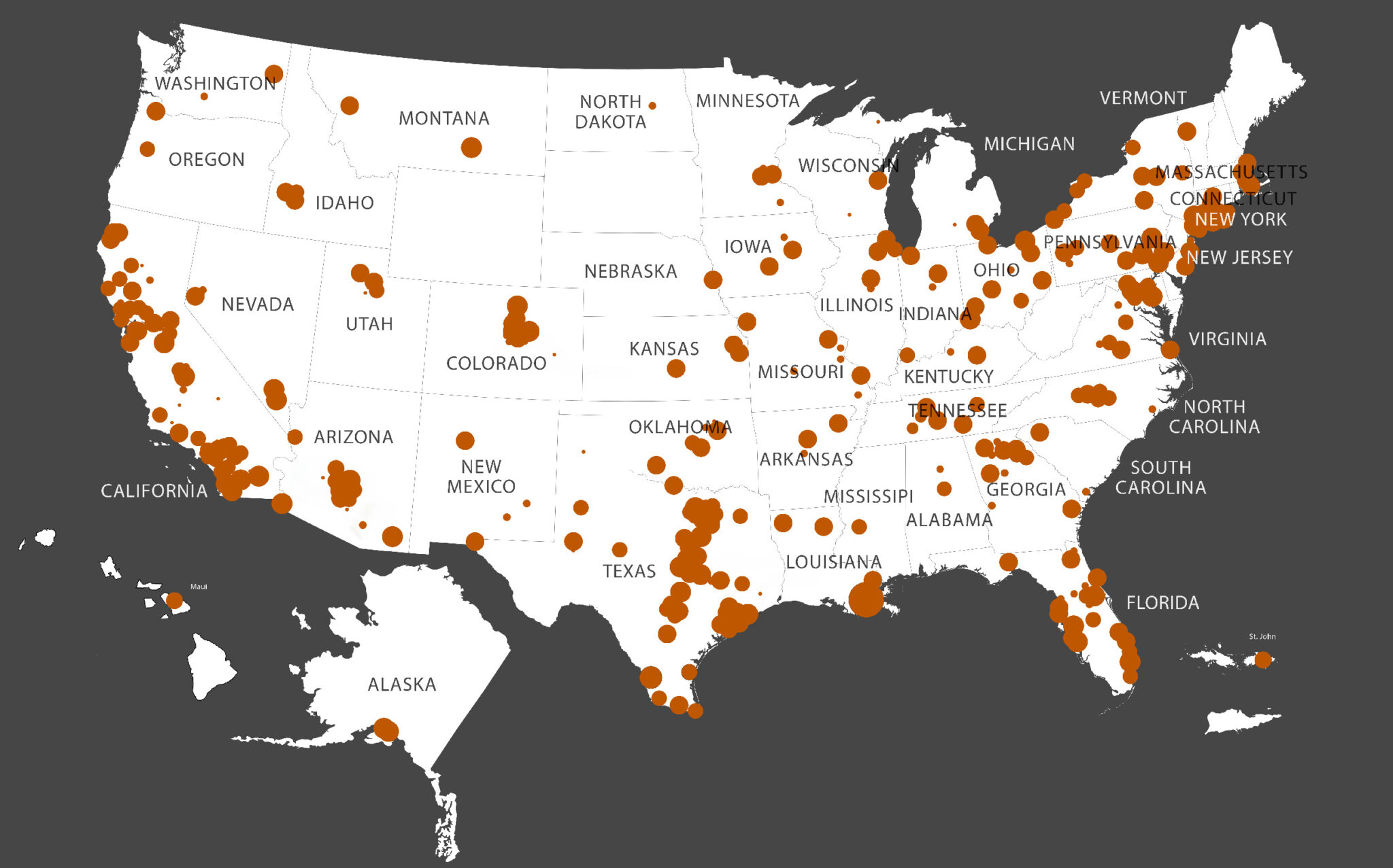 Locations-Map - Bar Partners